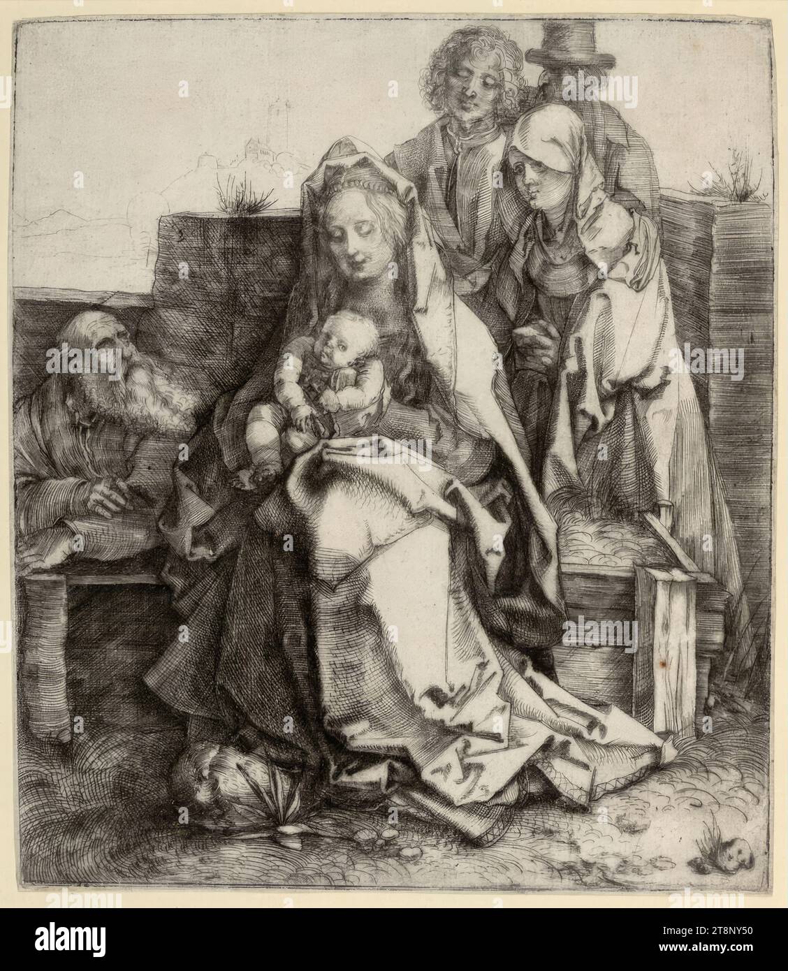 The Holy Family, six figures, Albrecht Dürer (Nuremberg 1471 - 1528 ...