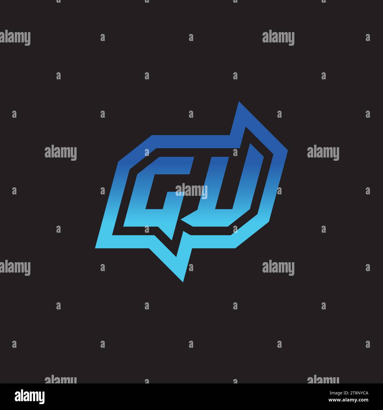 Gu gaming logo Stock Vector Images - Alamy