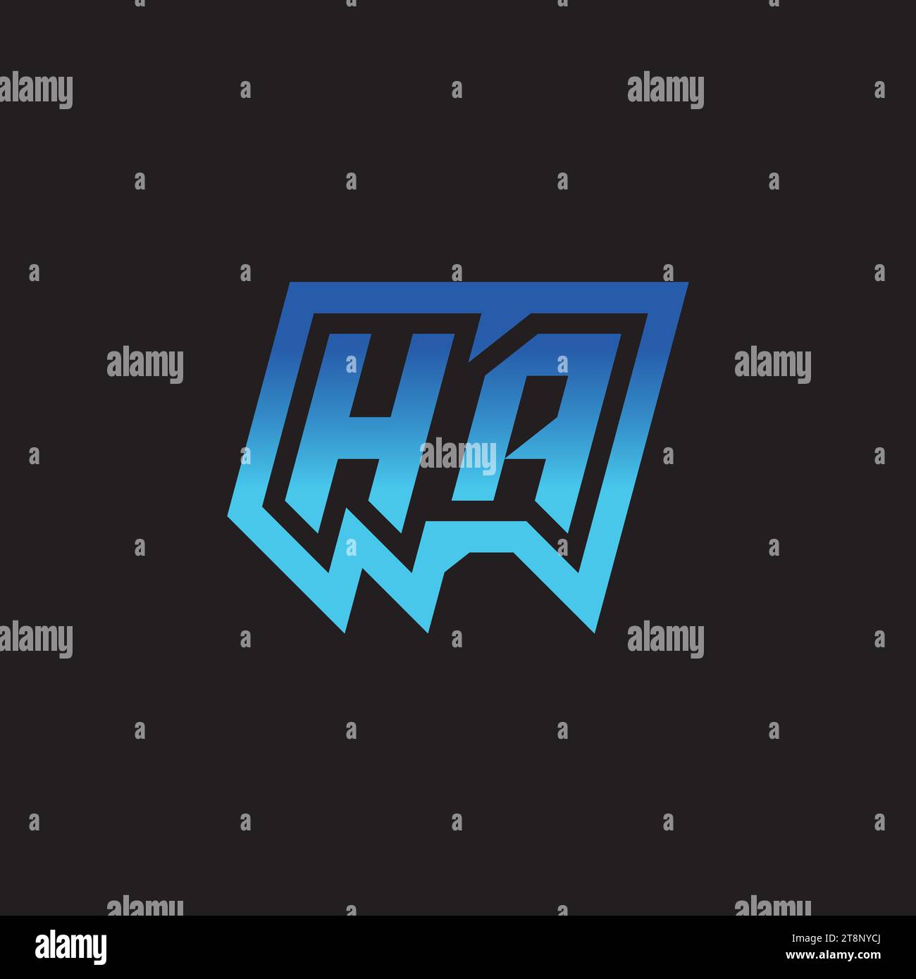 Ha gaming logo hi-res stock photography and images - Alamy