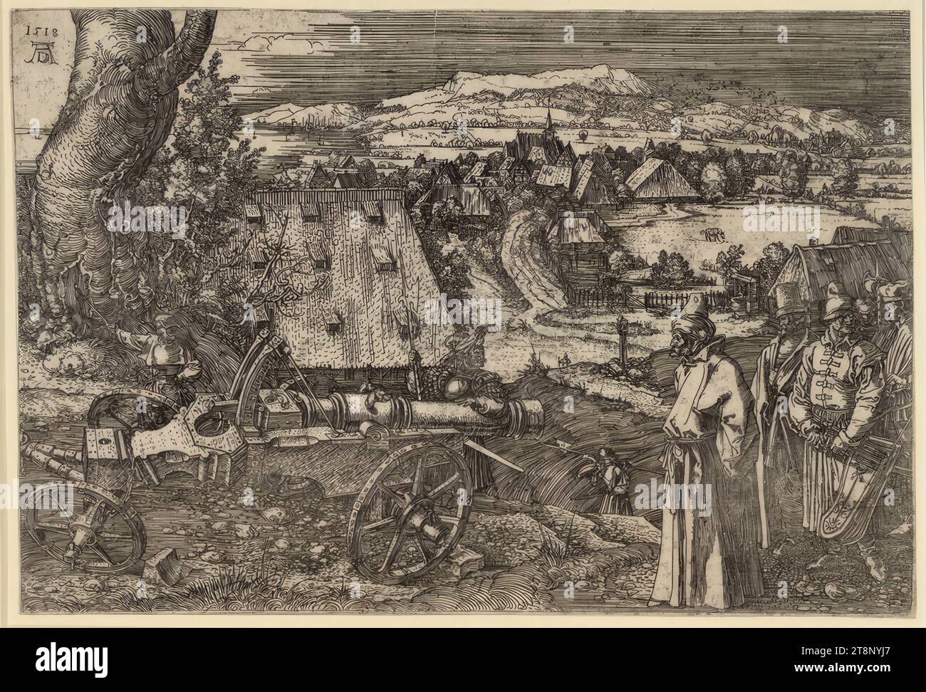 Landscape with Cannon (The Big Cannon), Albrecht Dürer (Nuremberg 1471 ...