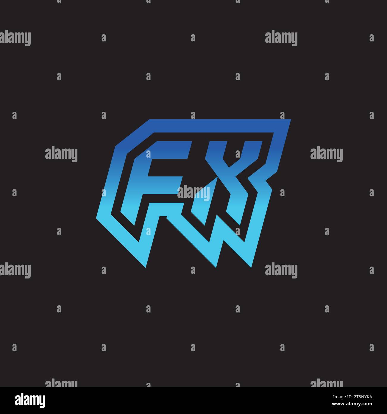 Fx logo vector vectors hi-res stock photography and images - Alamy