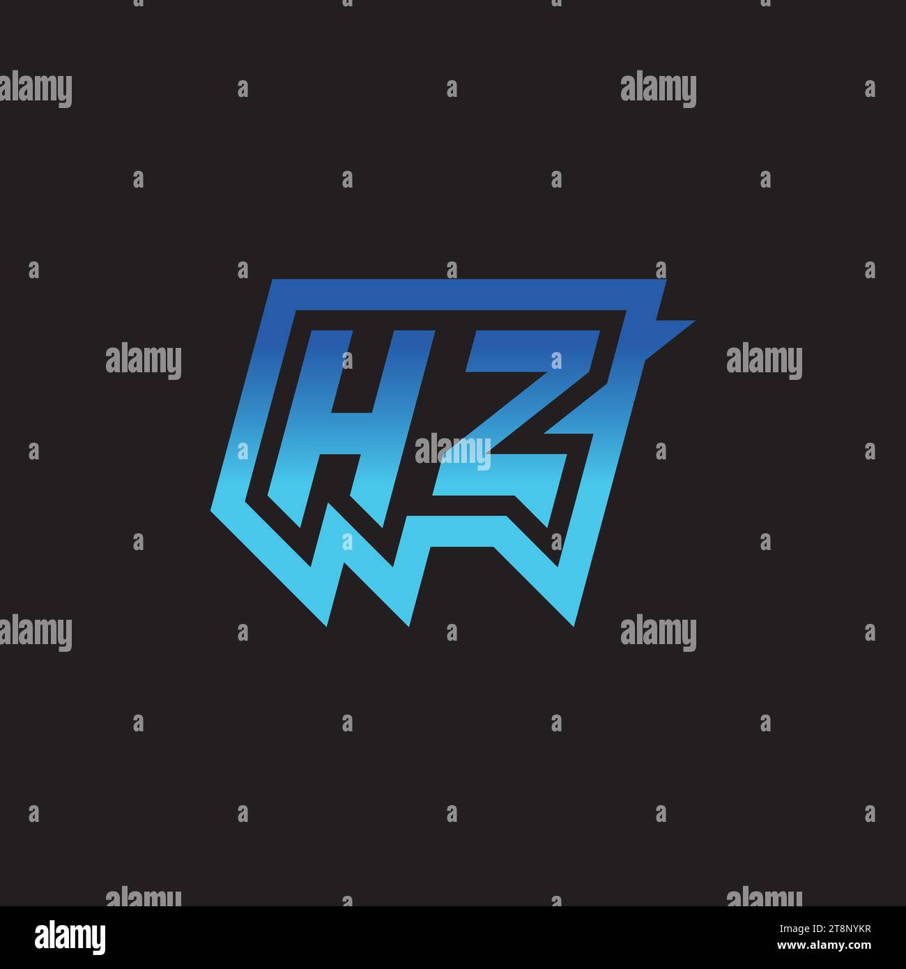 Hz gaming logo hi-res stock photography and images - Alamy
