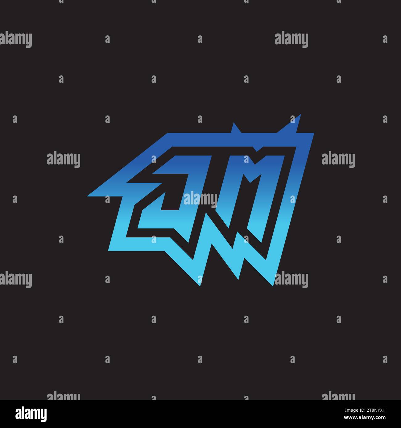 Jm logo design hi-res stock photography and images - Alamy