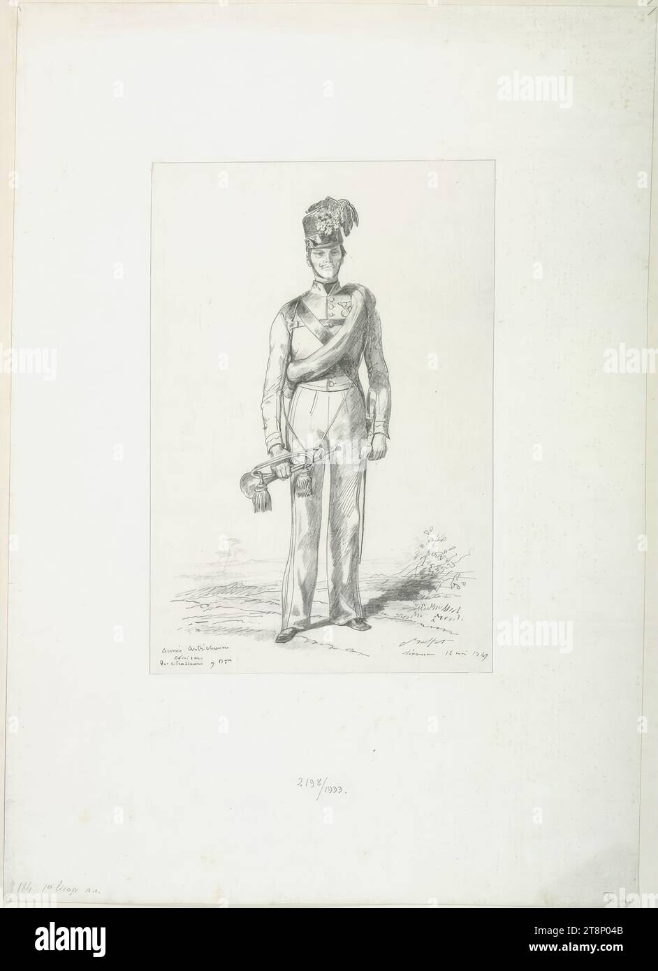 Armée autrichienne, 184 I, Auguste Raffet (Paris 1804 - 1860 Genoa ...