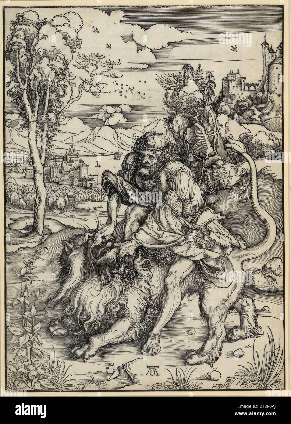 Samson kills lion hi-res stock photography and images - Alamy