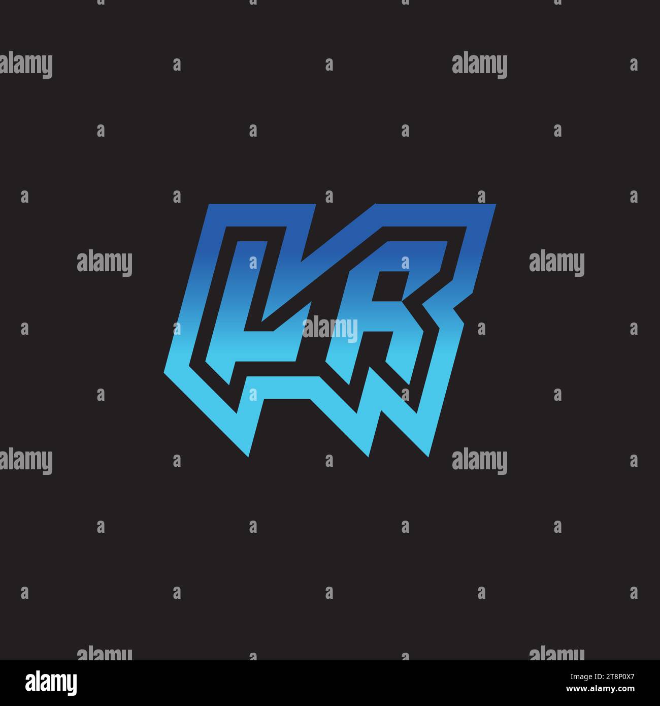Lr gaming logo Stock Vector Images - Alamy