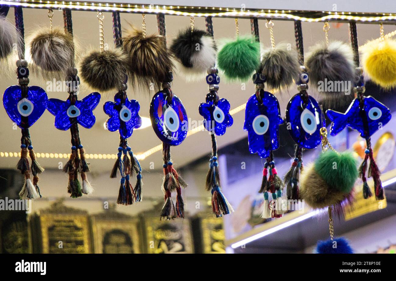 Evil eye bead as Amulet souvenir from Turkey Stock Photo - Alamy