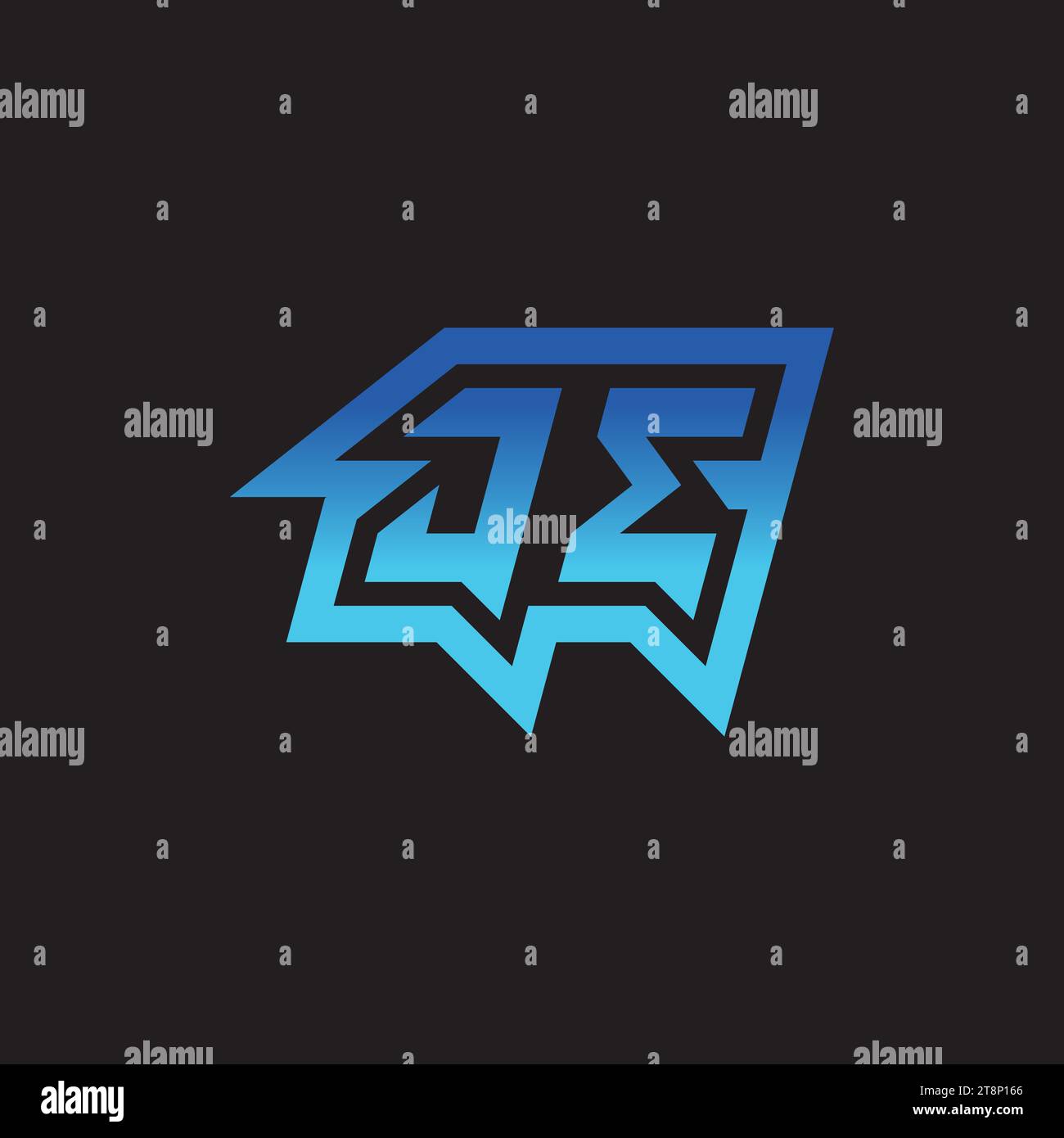 JE initial inspiration logo design esport and gaming clan ideas Stock ...