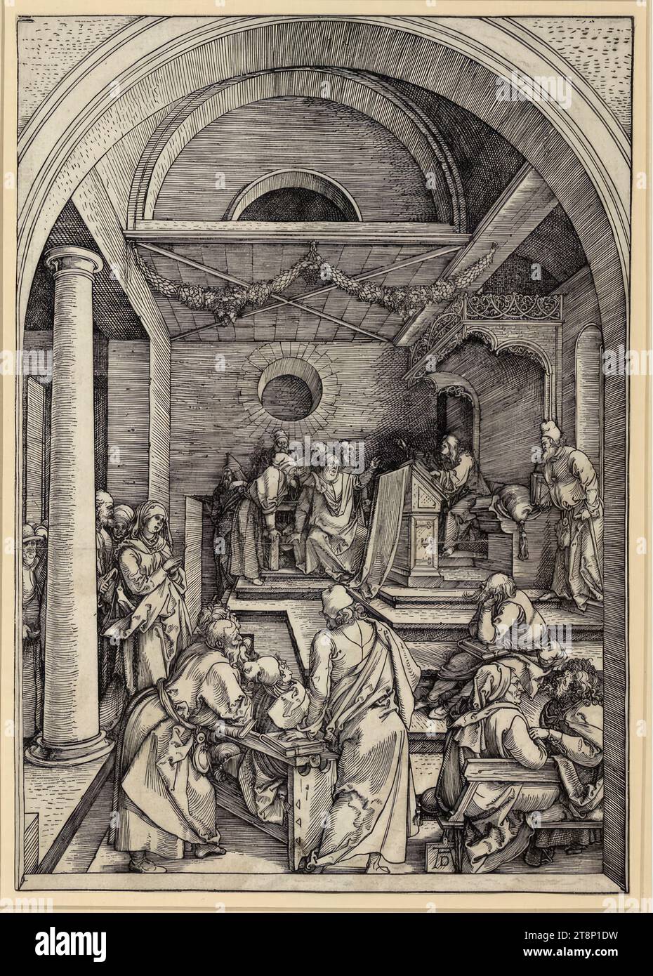 The twelve-year-old Jesus in the temple (Marienleben, 16), The ...