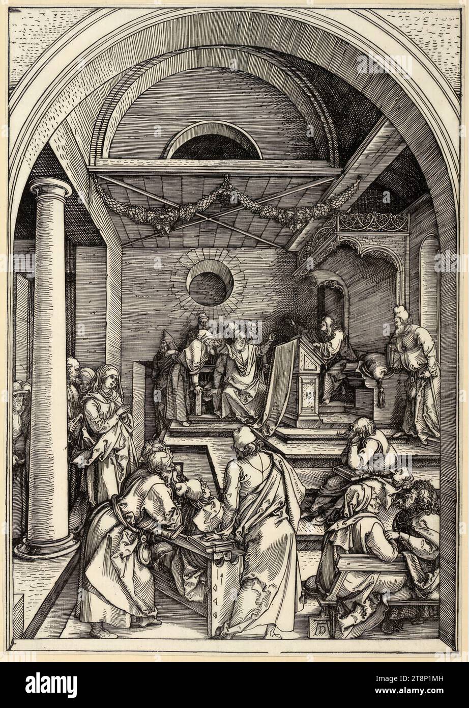 The twelve-year-old Jesus in the temple (Marienleben, 16), The ...