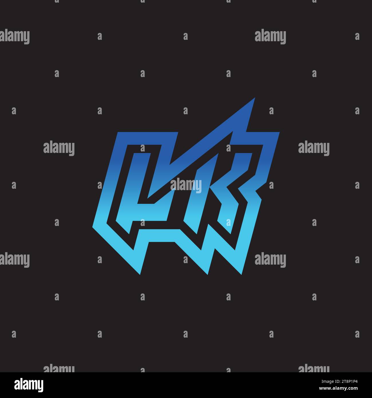 LK initial inspiration logo design esport and gaming clan ideas Stock ...