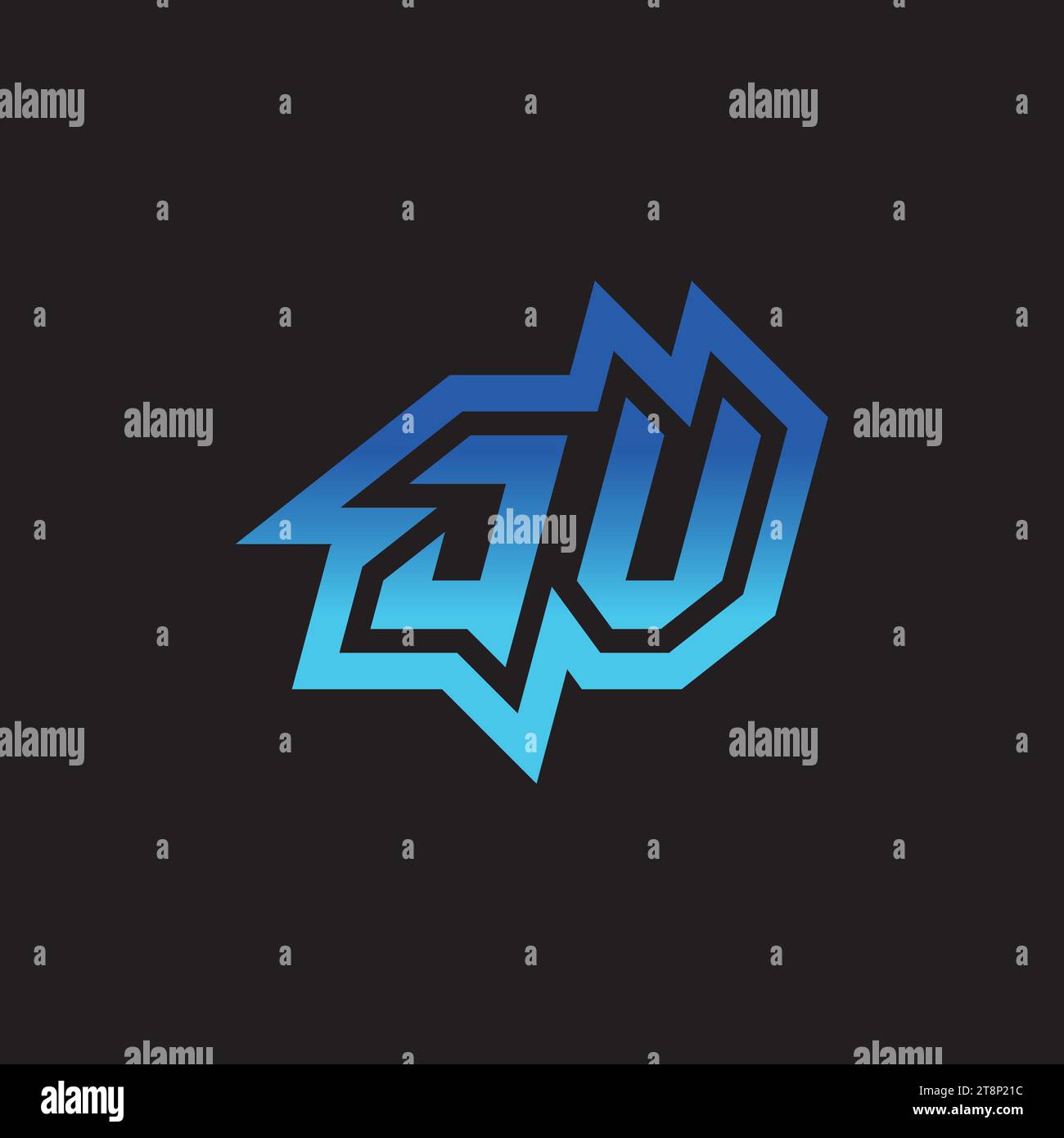 JV initial inspiration logo design esport and gaming clan ideas Stock ...