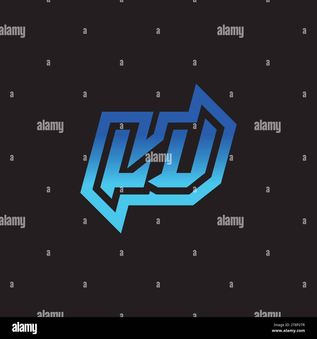 LU initial inspiration logo design esport and gaming clan ideas Stock ...