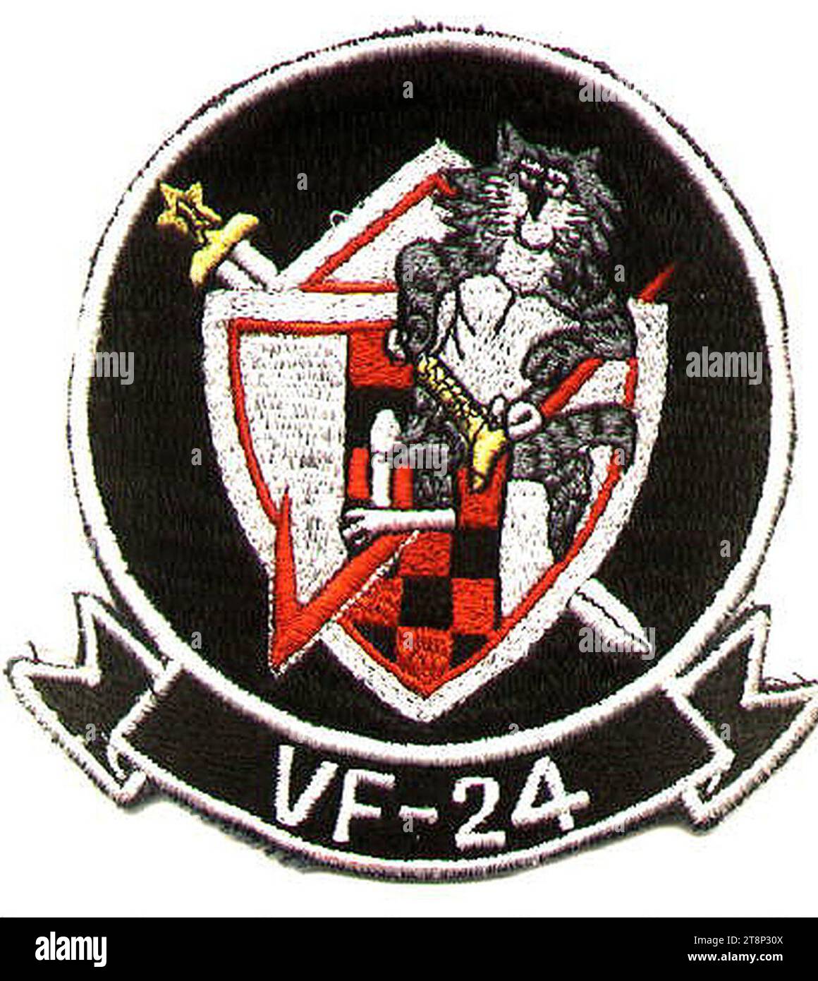 VF-24 Fighter Squadron 24 (United States Navy - insignia Stock Photo ...