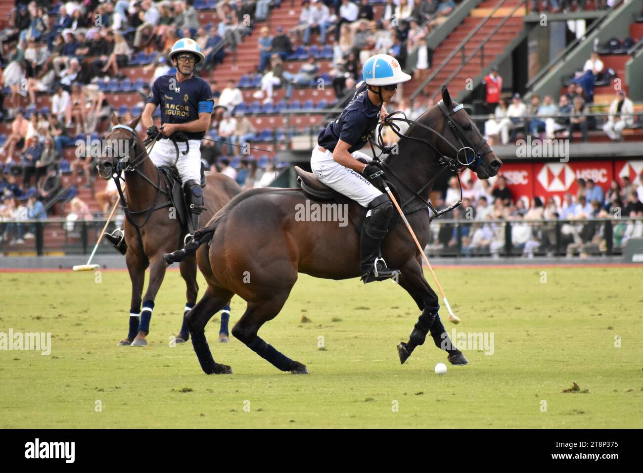 Adolfo Cambiaso father and son of team La Dolfina Saudi playing against ...