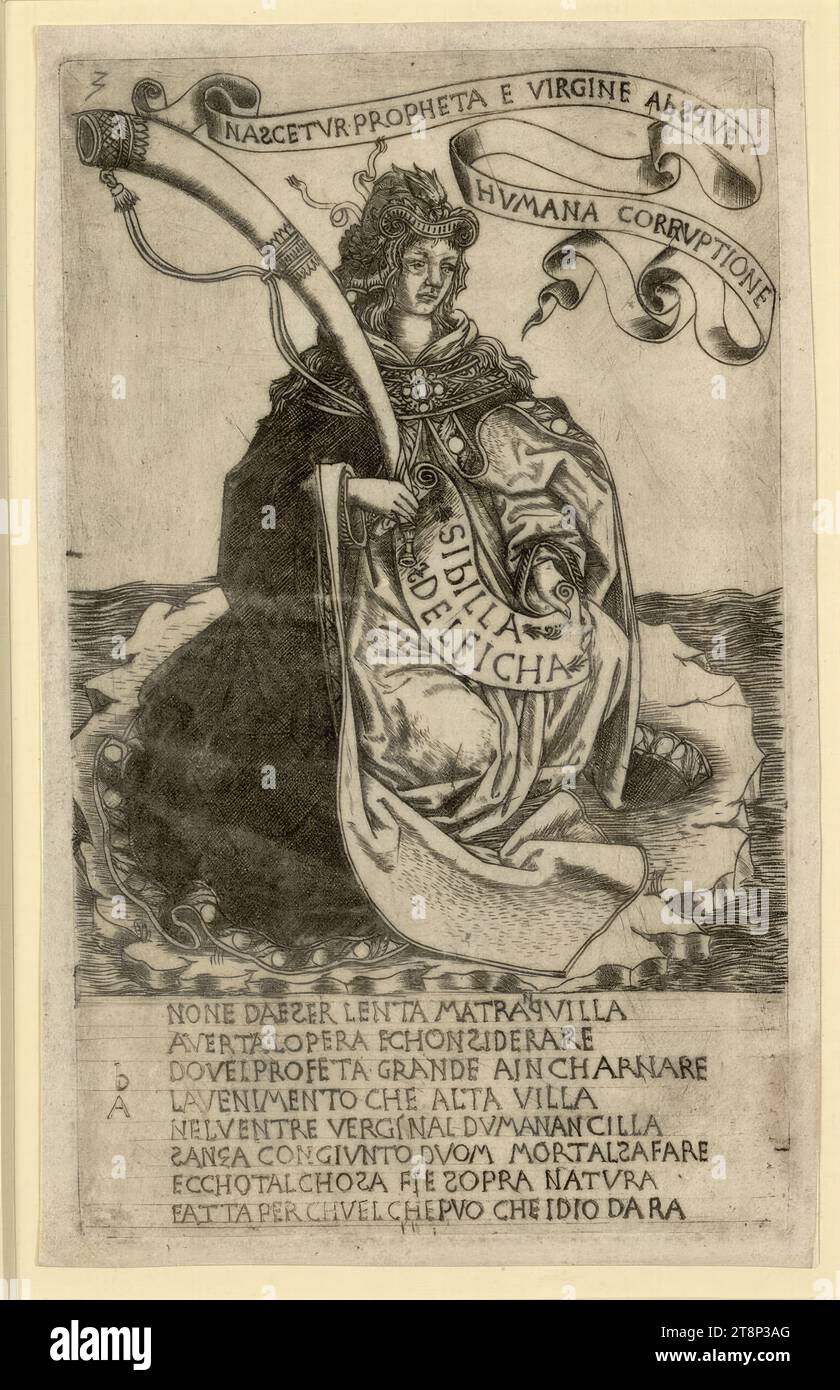 The Delphic Sybil, Master of the Prophets and Sibyls, Florentine broad ...