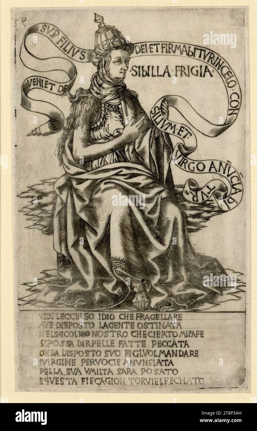 The Phrygian Sybil, Master of the Prophets and Sibyls, Florentine broad ...