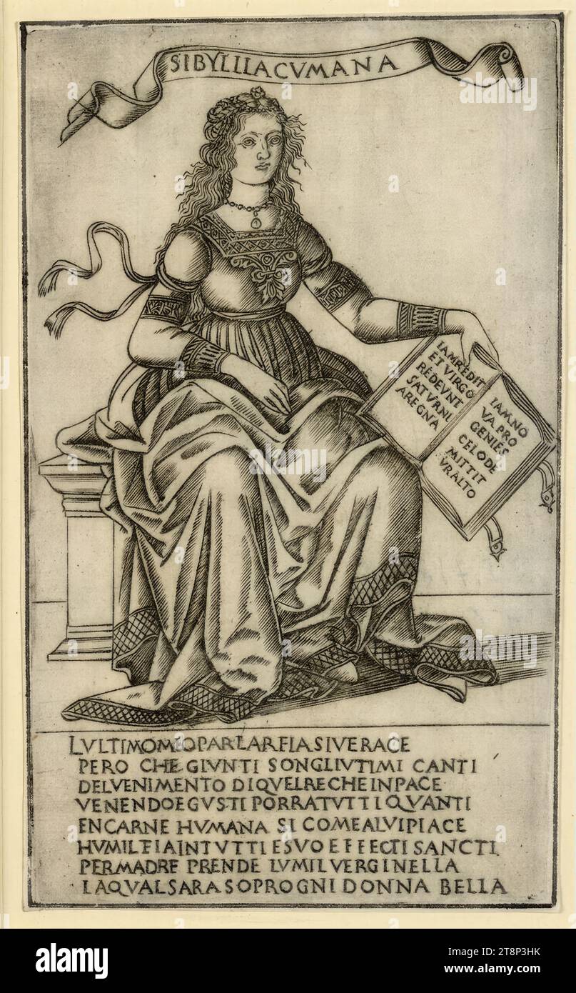 The Cumaean Sibyl, Master of the Prophets and Sibyls, Florentine broad ...