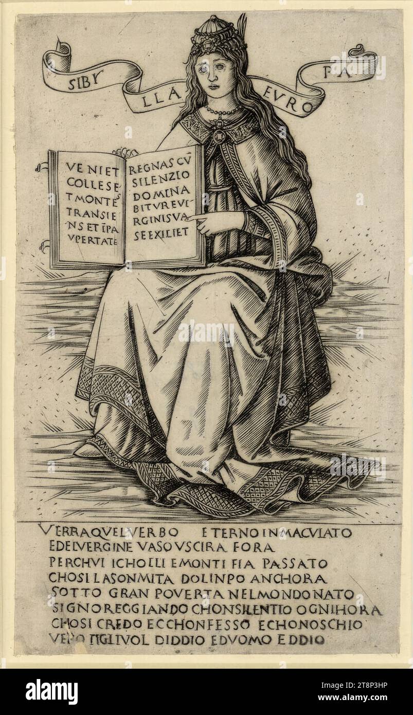 The European Sibyl, Master of the Prophets and Sibyls, Florentine broad ...