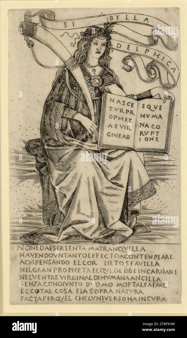 The Delphic Sibyl, Master of the Prophets and Sibyls, Florentine broad ...