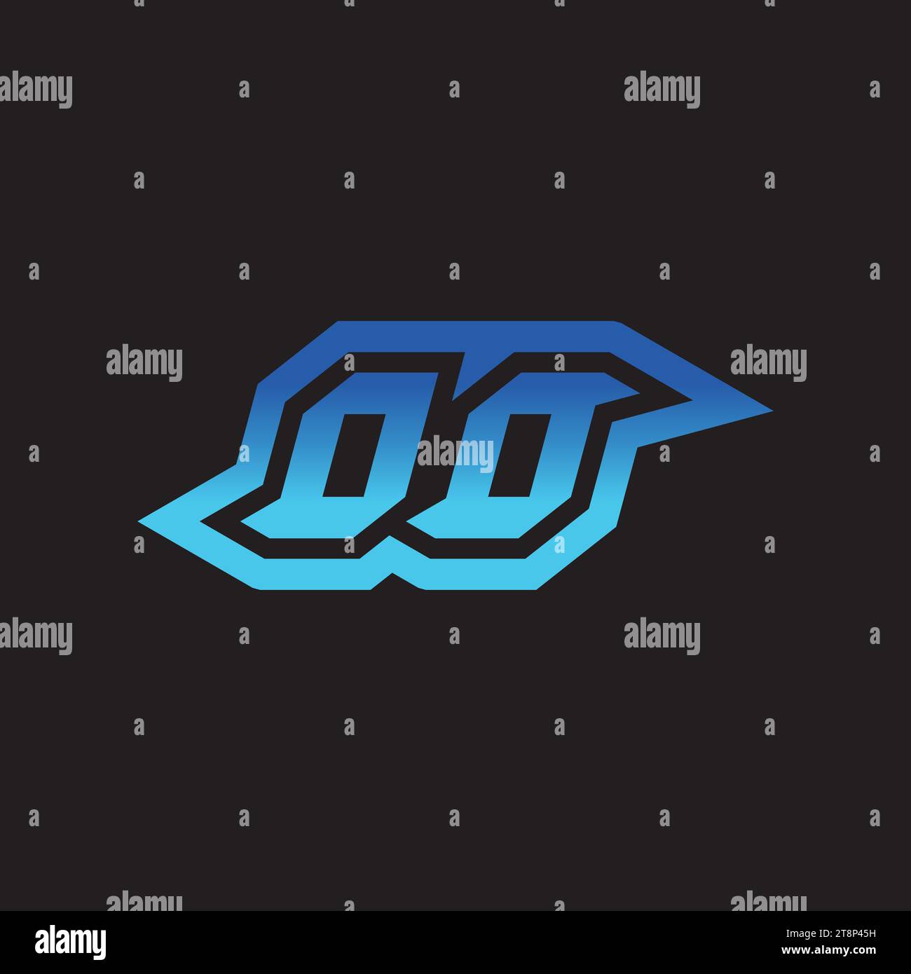 OO initial inspiration logo design esport and gaming clan ideas Stock ...