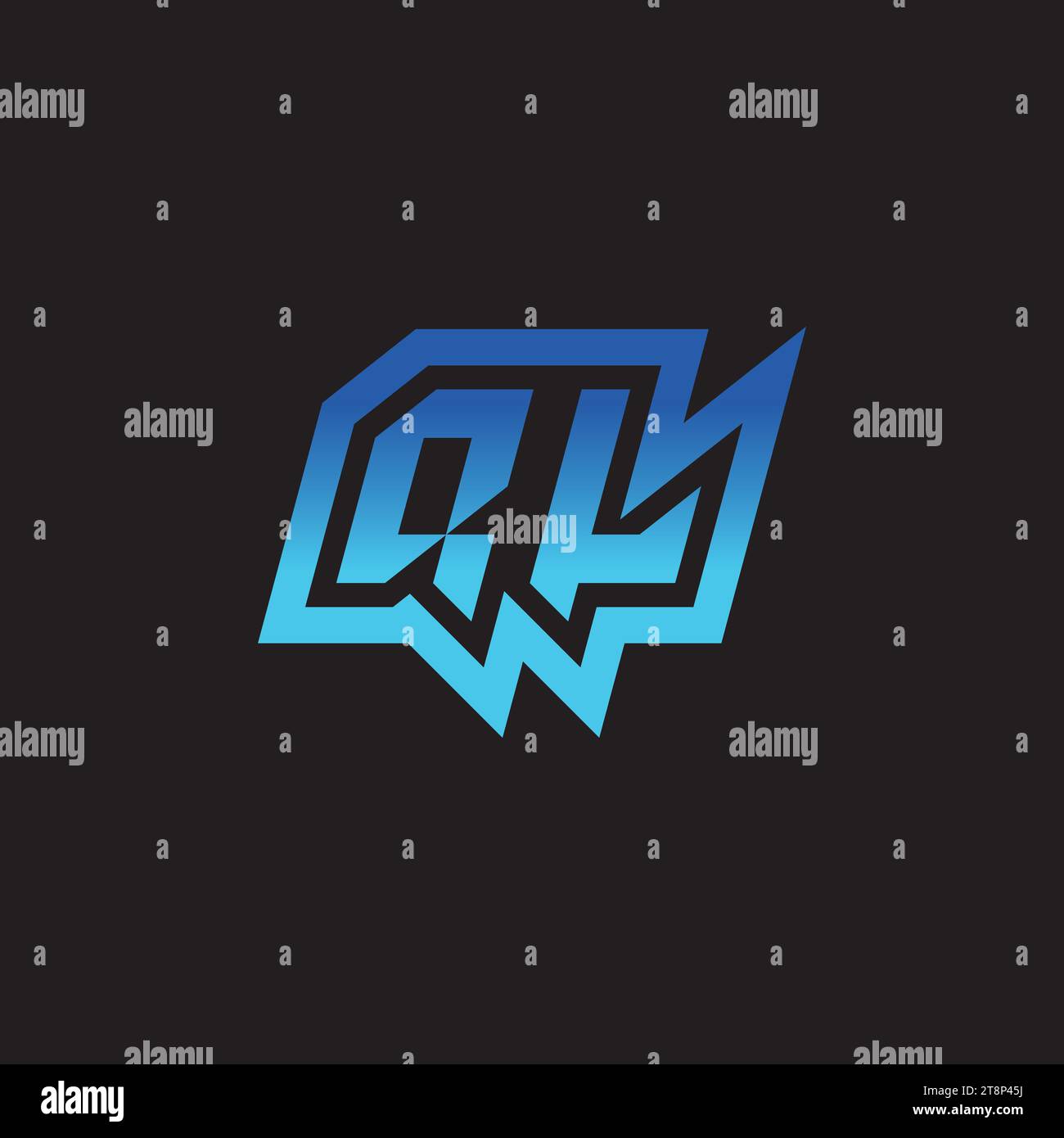 QL initial inspiration logo design esport and gaming clan ideas Stock ...