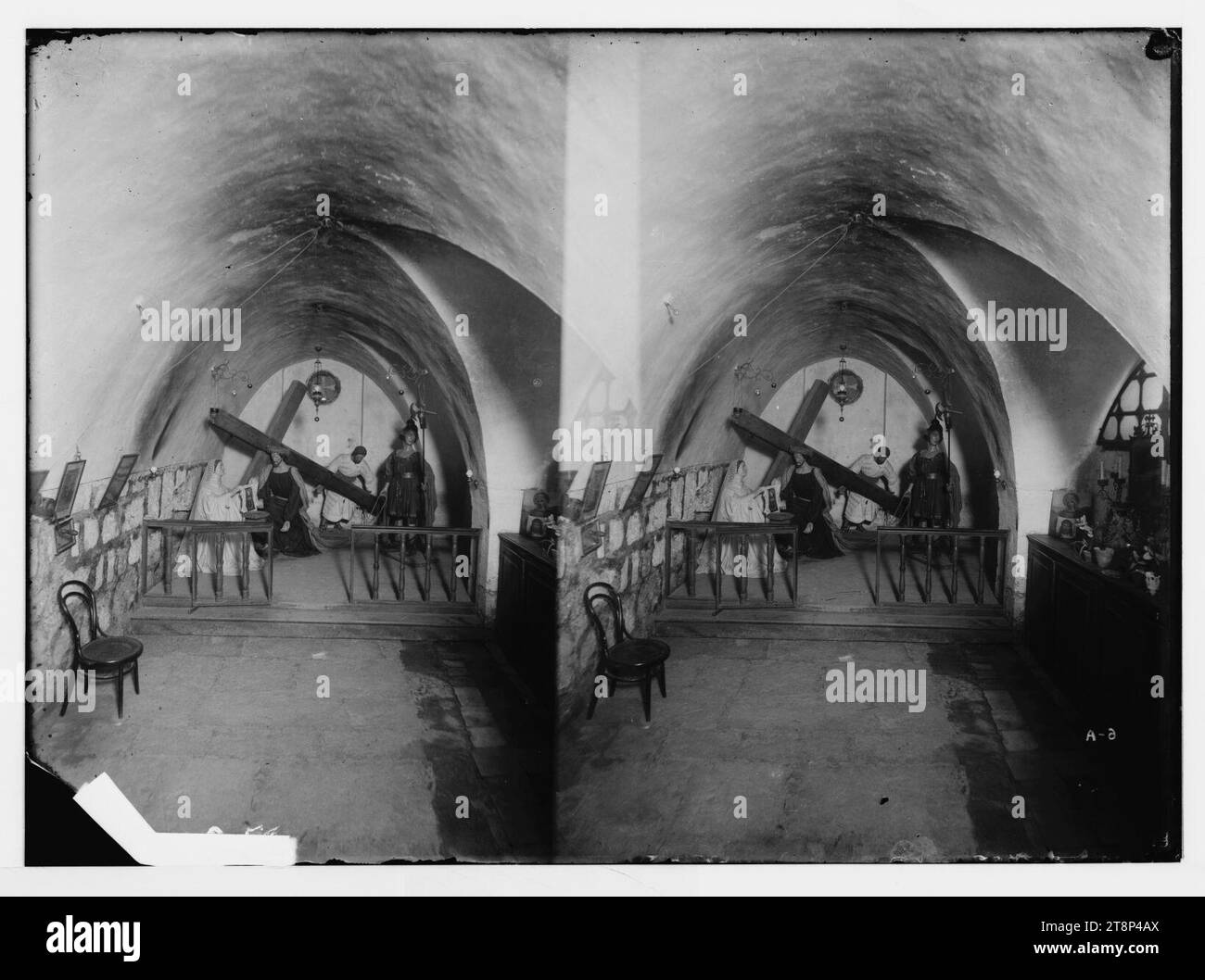 Via Dolorosa, beginning at St. Stephen's Gate. Interior of the house of ...