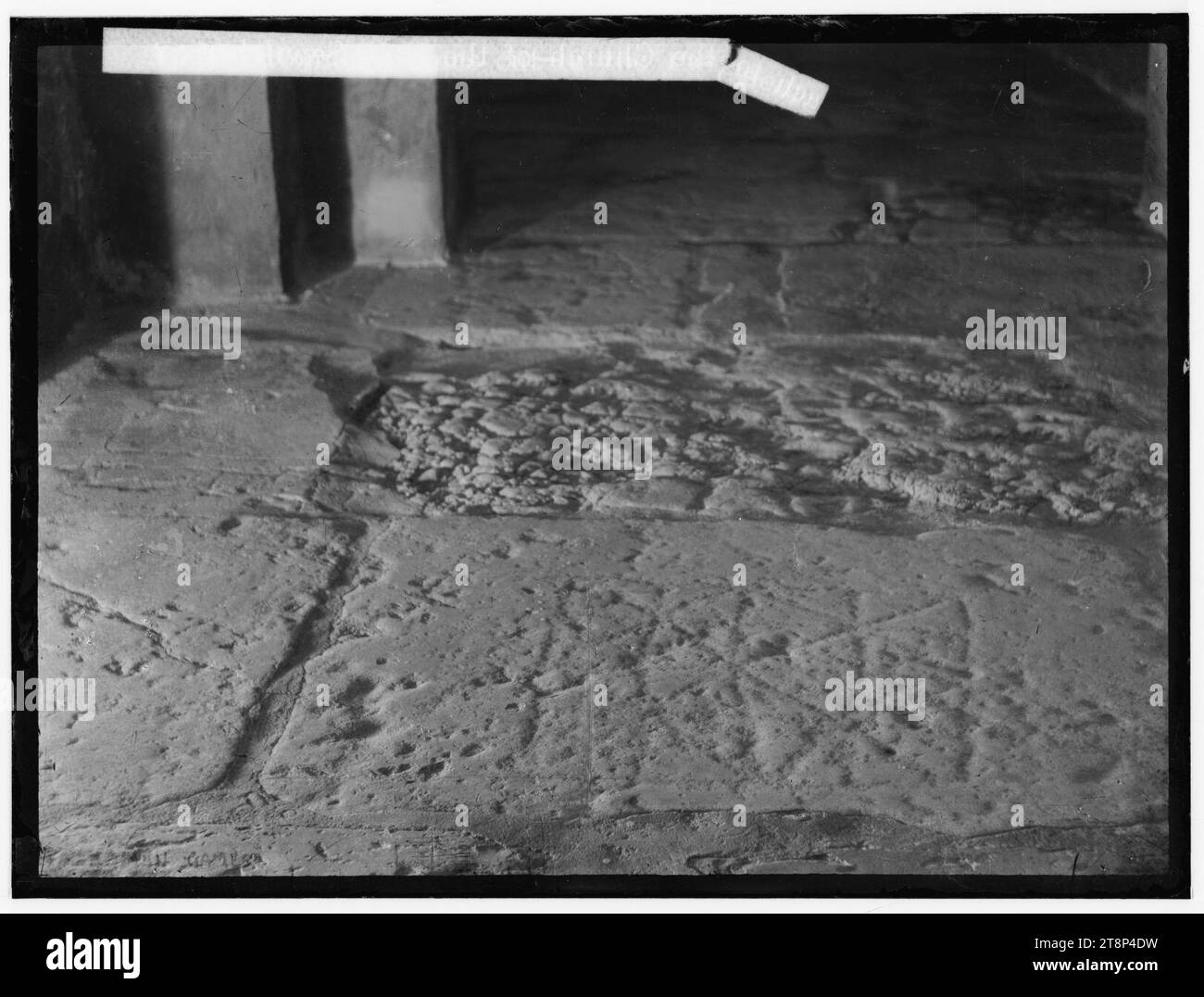 Via Dolorosa, beginning at St. Stephen's Gate. Roman games cut in the ...