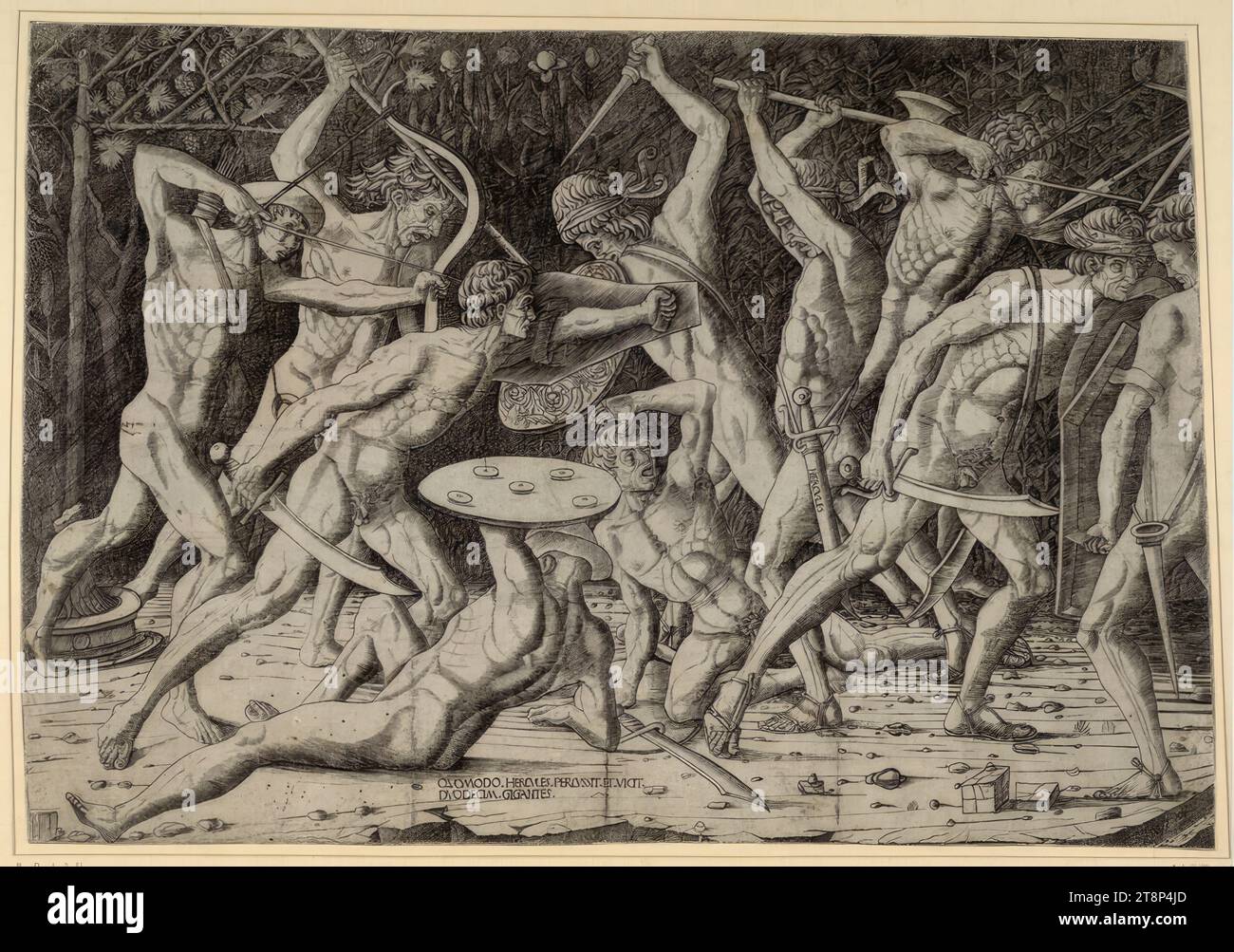 Hercules and the giants, anonymous, (2nd half of the 15th century ...