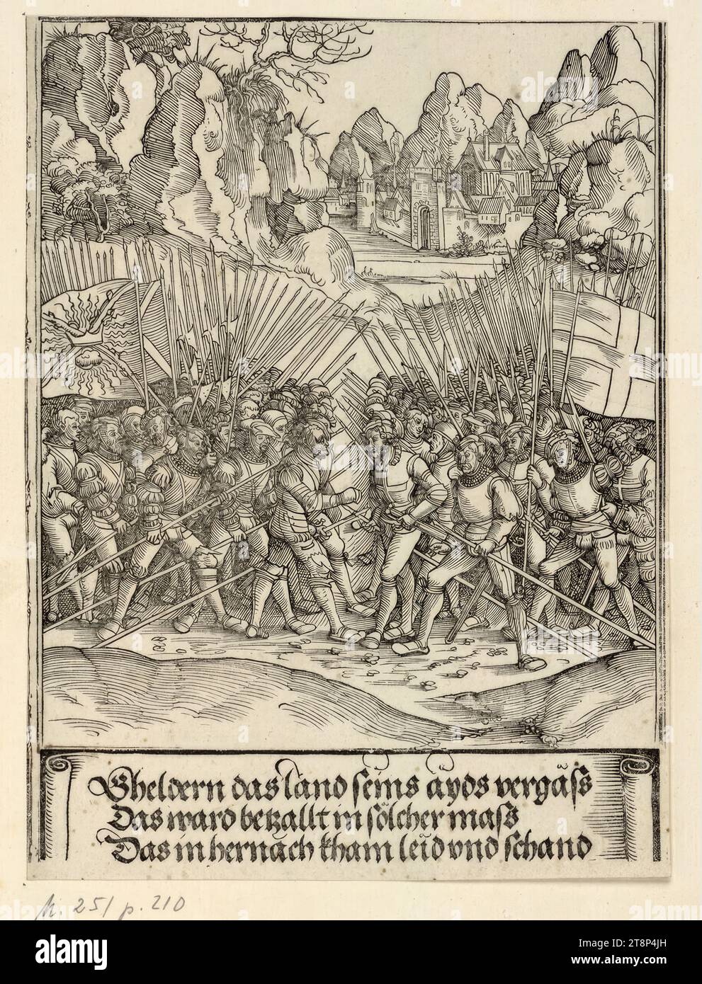 The Swiss War of 1499 (The Arch of Honor of Emperor Maximilian I ...