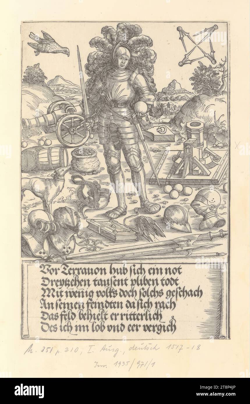 The youthful Maximilian (The Arch of Honor of Emperor Maximilian I ...