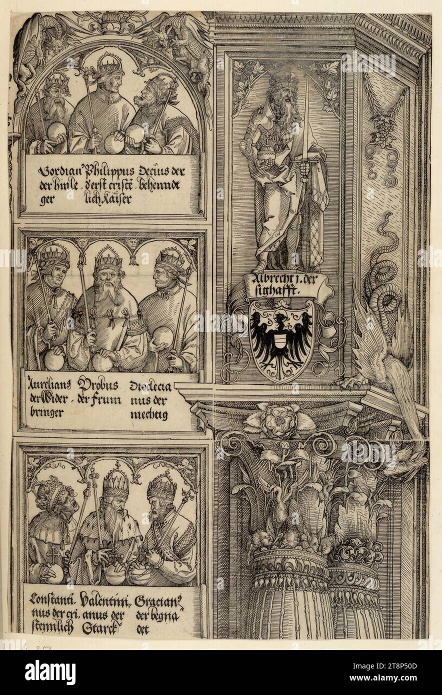Albrecht I the Victorious, Roman Caesars (The Gate of Honor of Emperor ...