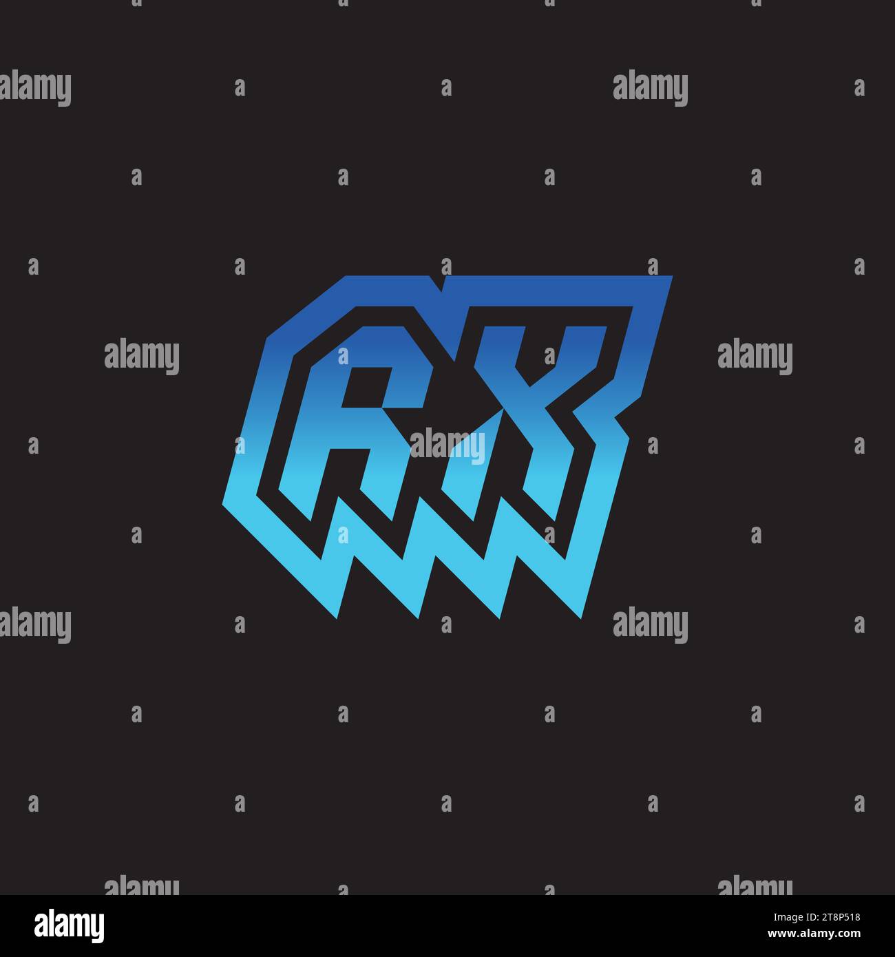 Rx gaming logo hi-res stock photography and images - Alamy