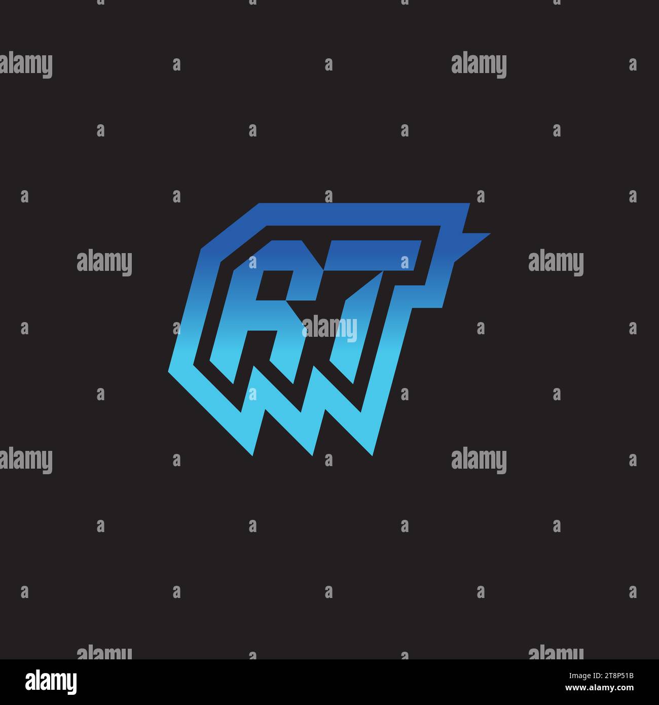 Rt gaming logo Stock Vector Images - Alamy