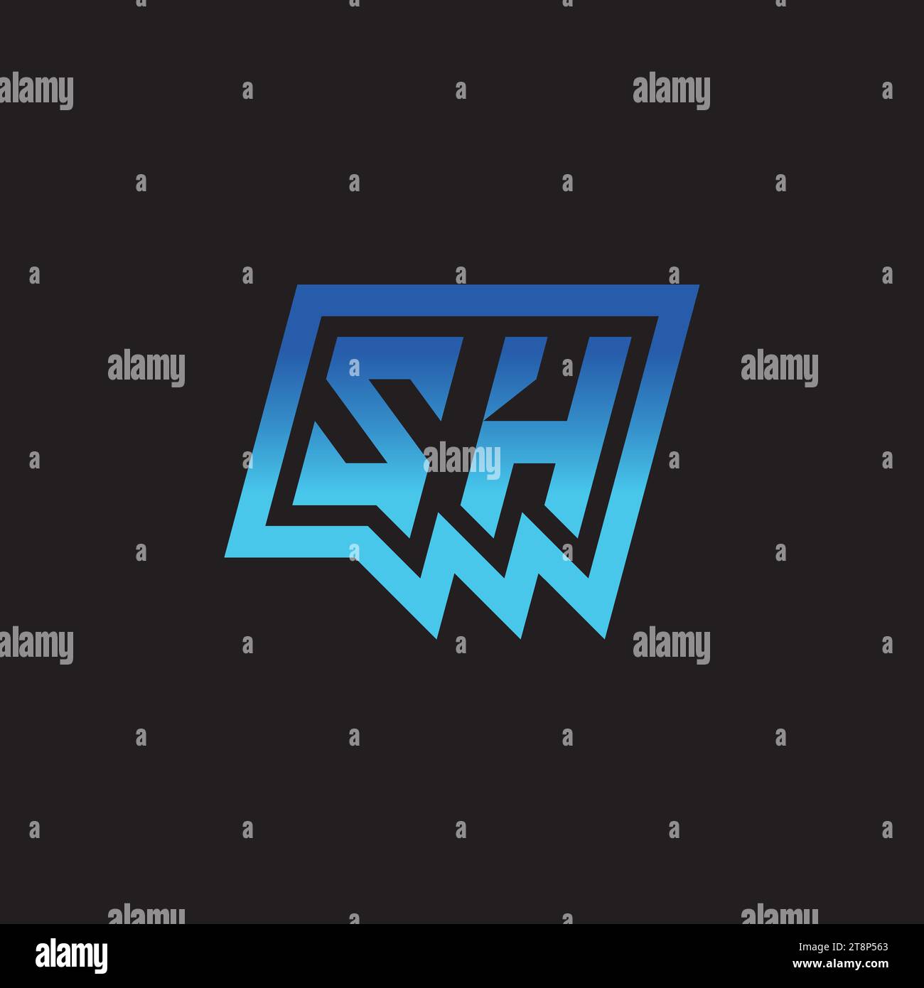 Sh gaming logo hi-res stock photography and images - Alamy
