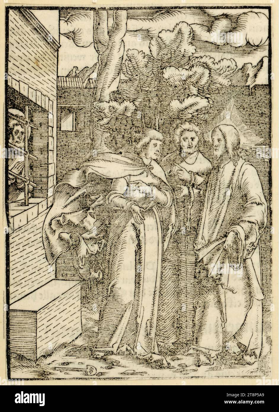 John the Baptist in prison, Teutsch Ewangeli Vnd Epistel, Haguenau 1516 ...