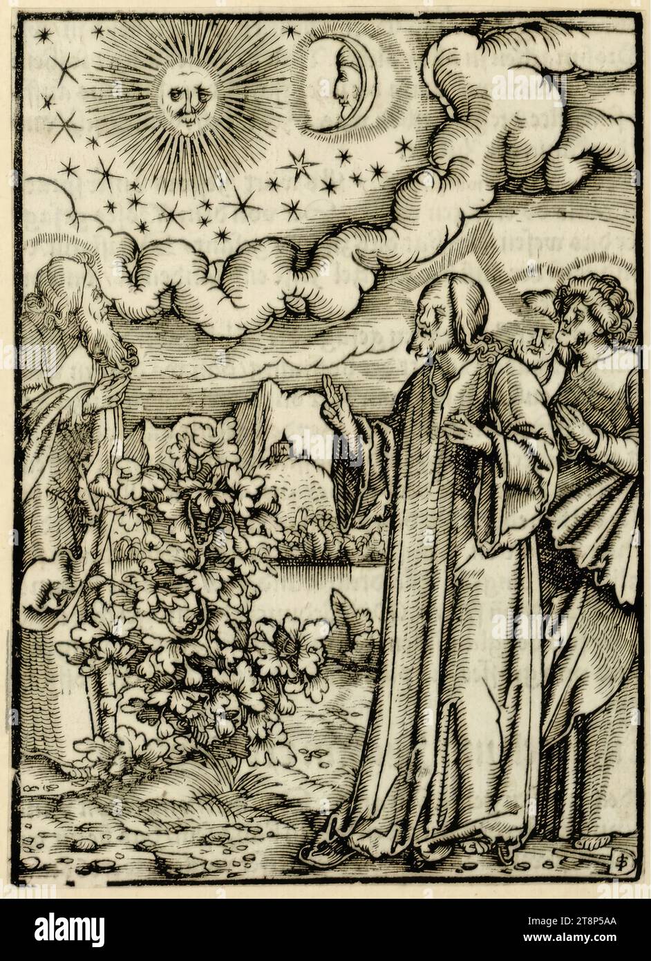 Christ prophesies heavenly signs hi-res stock photography and images ...