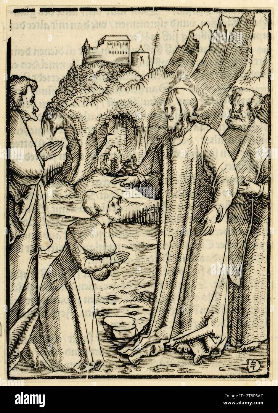 Chistus hears the Canaanite woman, Teutsch Ewangeli Vnd Epistel ...