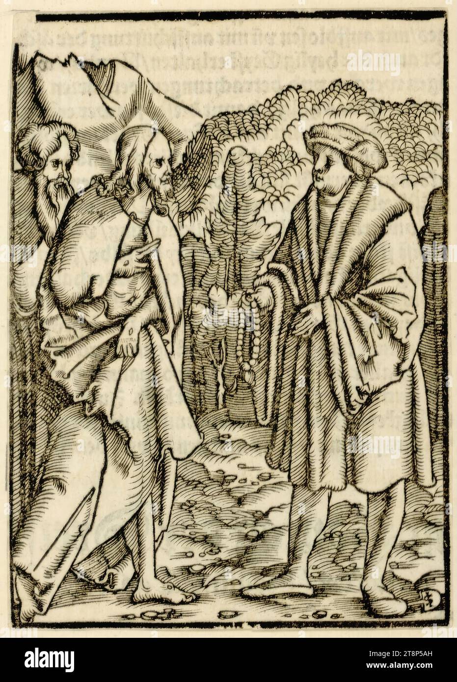 Christ speaks to Nicodemus, Teutsch Ewangeli Vnd Epistel, Haguenau 1516 ...
