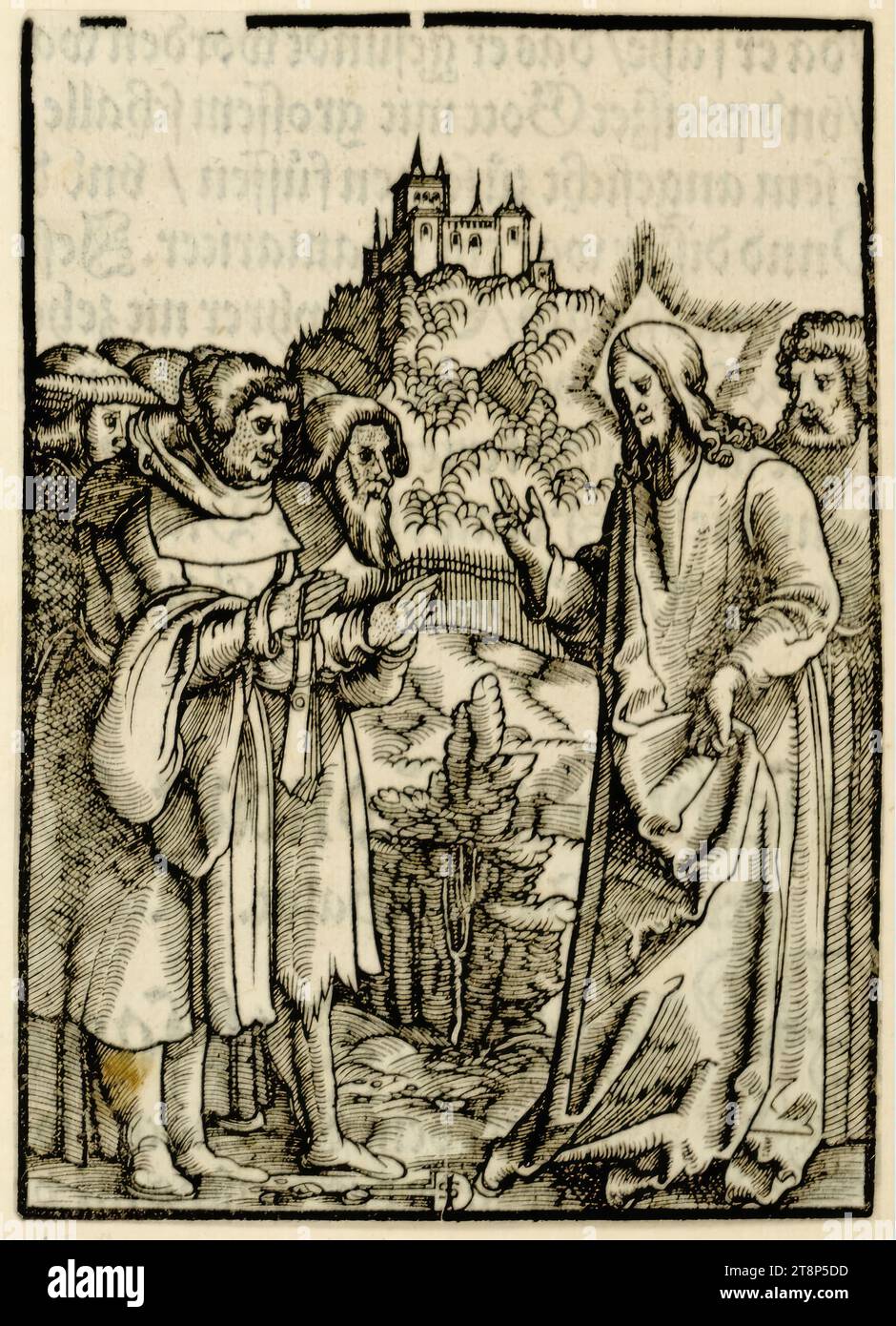 Christ heals ten lepers, Teutsch Ewangeli Vnd Epistel, Haguenau 1516 ...