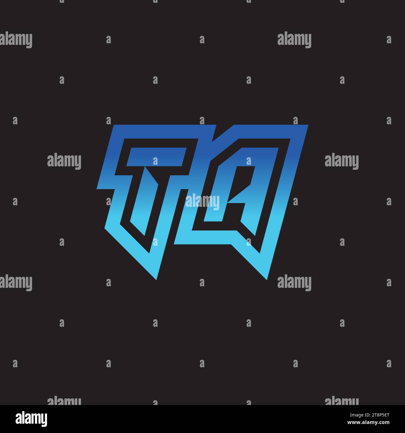 Ta logo design hi-res stock photography and images - Alamy