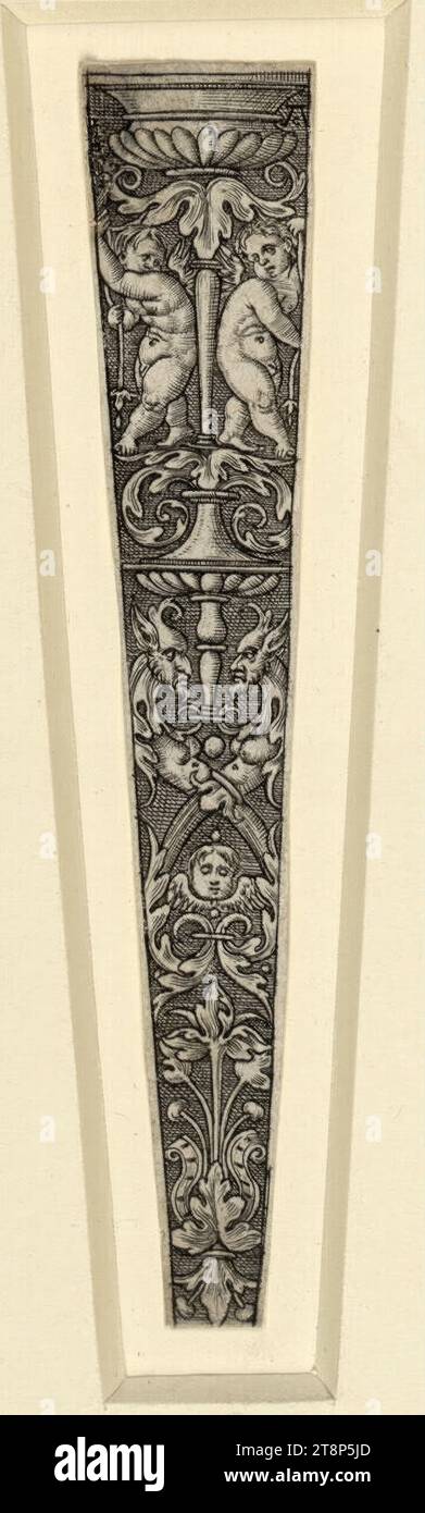 Dagger sheath with two putti, Monogrammist AC (Netherlands, 1st half of ...