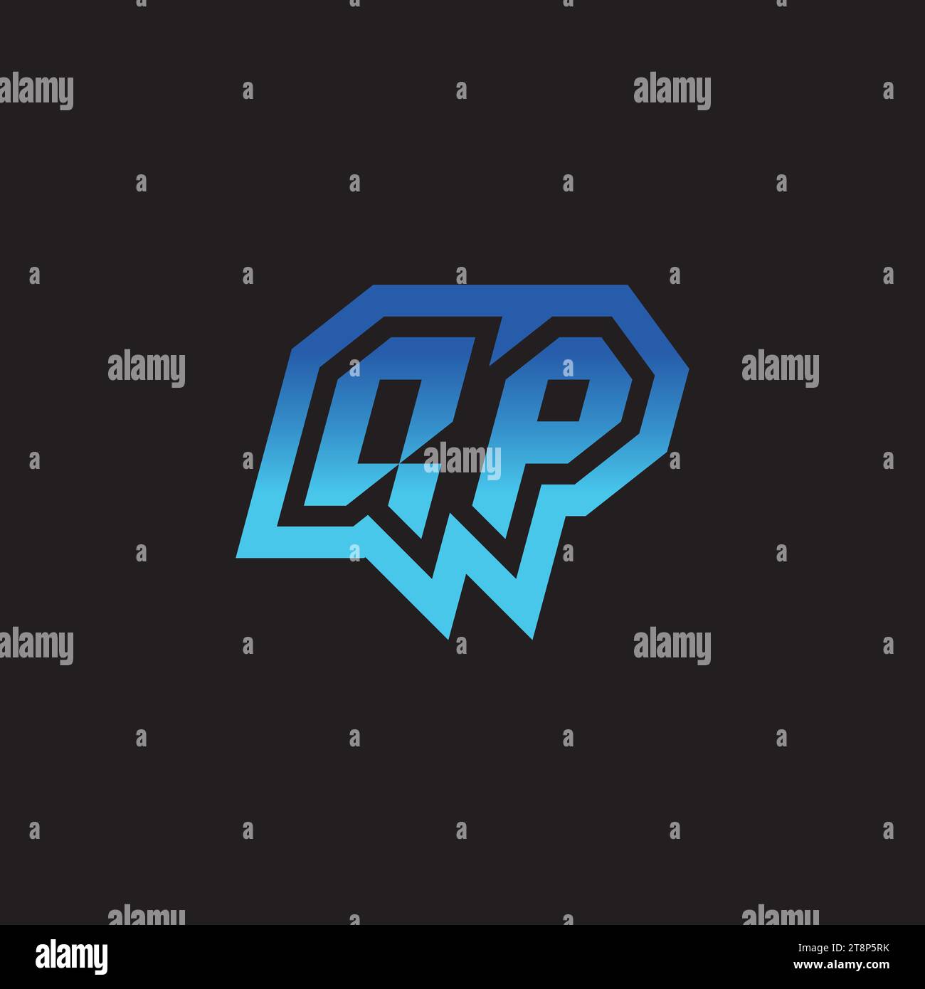 Qp gaming logo hi-res stock photography and images - Alamy