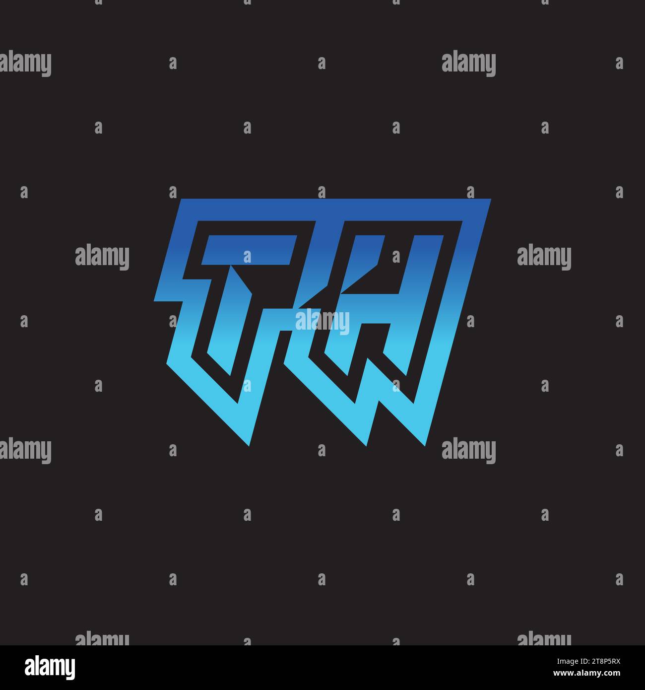 Th gaming logo Stock Vector Images - Alamy
