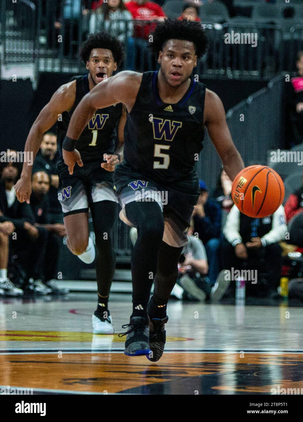 November 19 2023 Las Vegas, NV U.S.A. Washington guard Sahvir Wheeler ...