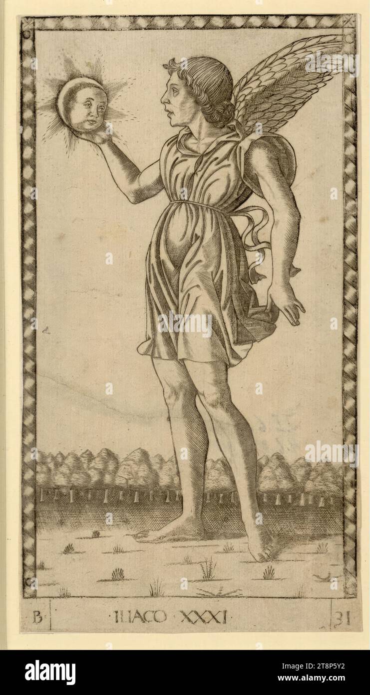 Genius of the sun, E series Ferrara, master of tarocchi, before 1467 ...