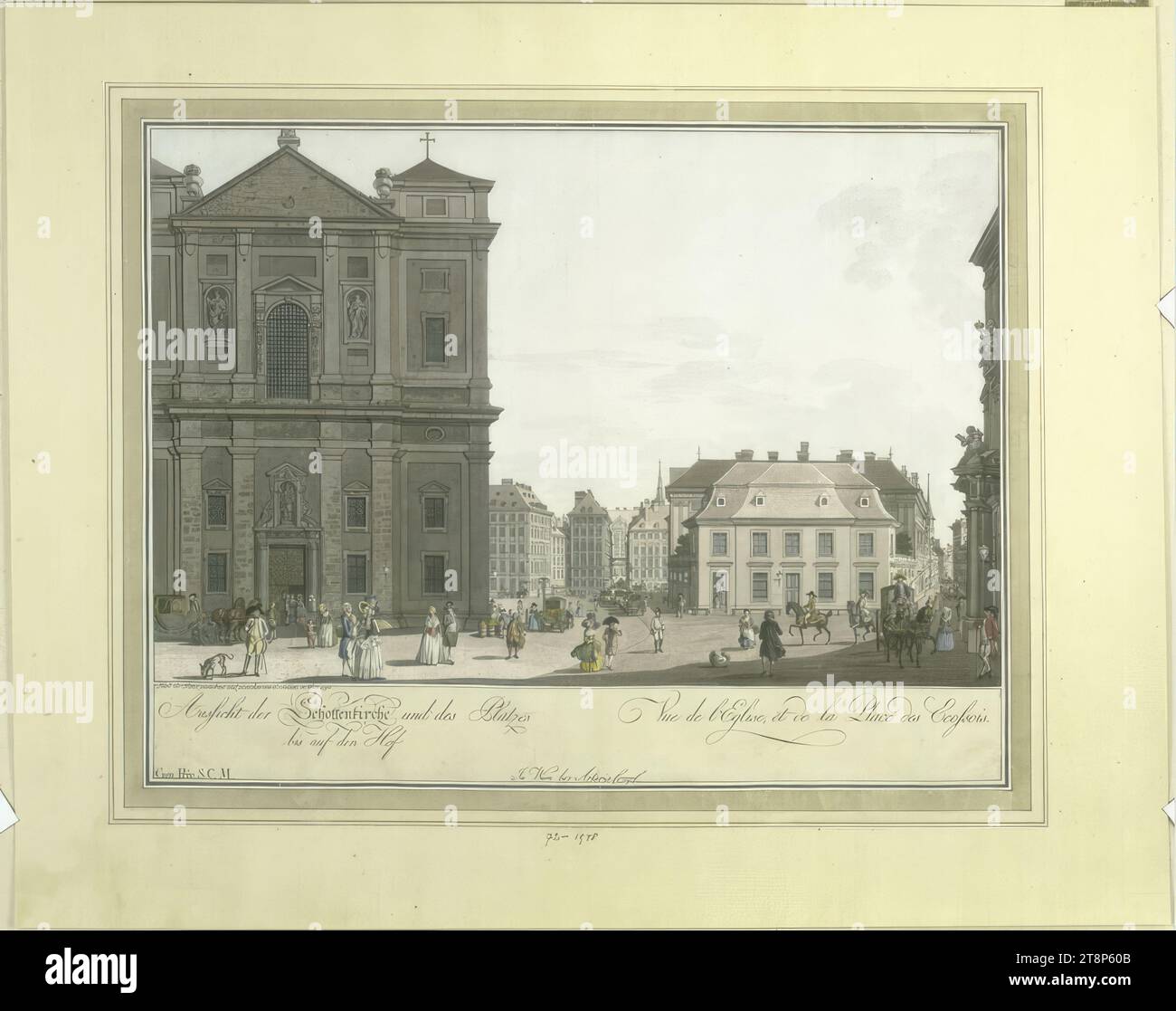 Schottenkirche, collection of views of the residential city of Vienna ...
