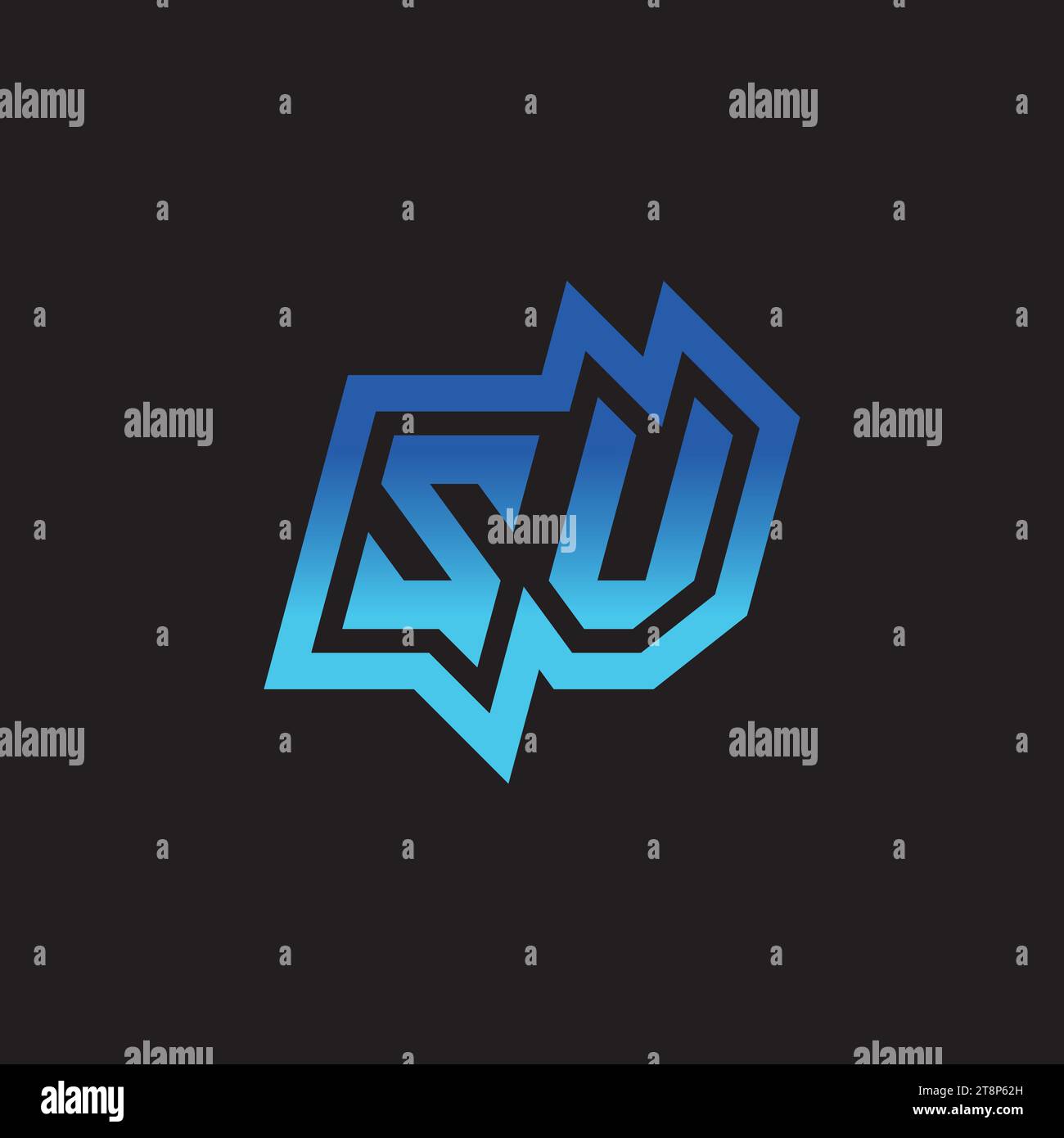 SV initial inspiration logo design esport and gaming clan ideas Stock ...