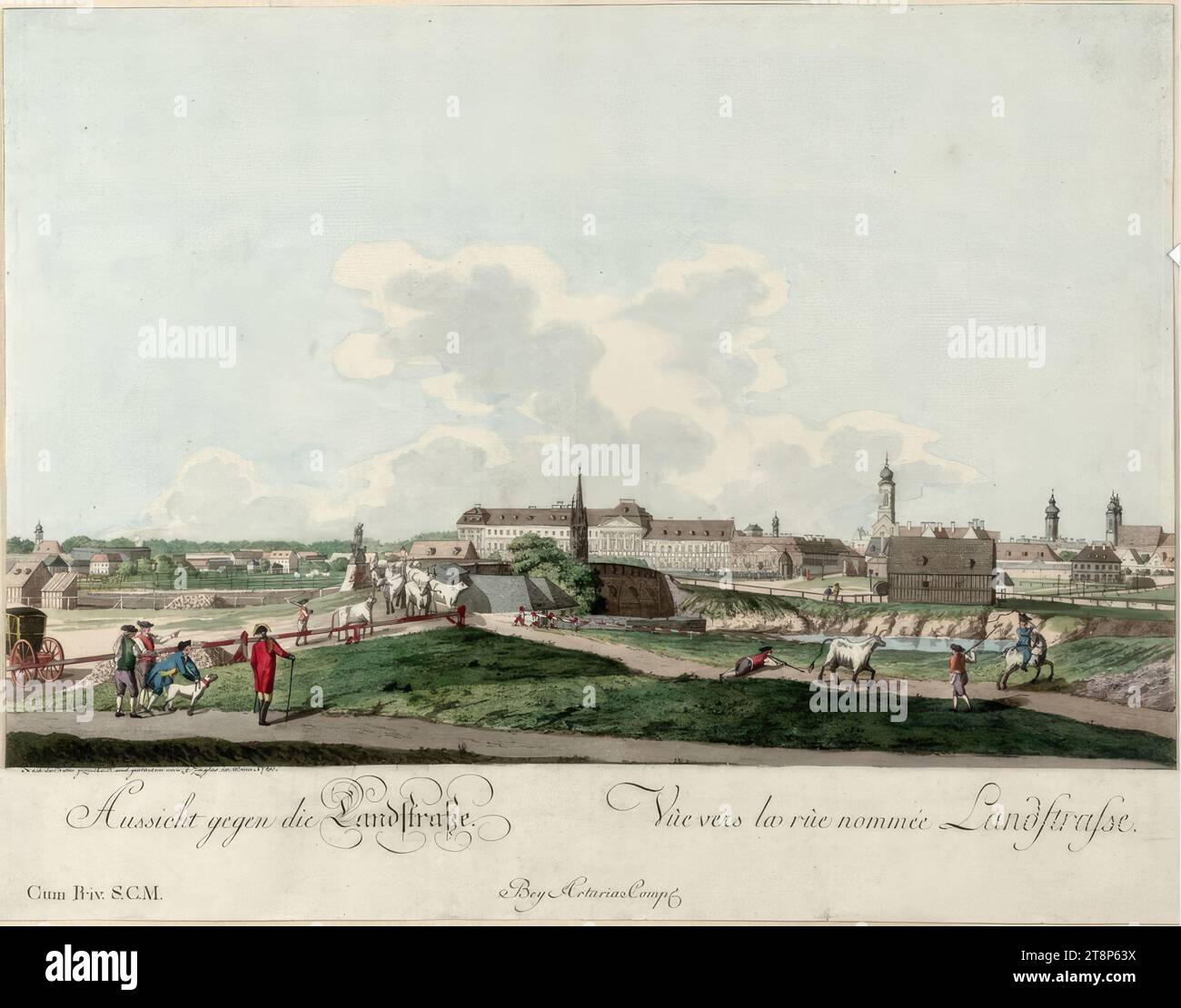 View towards the country road, collection of views of the residential ...