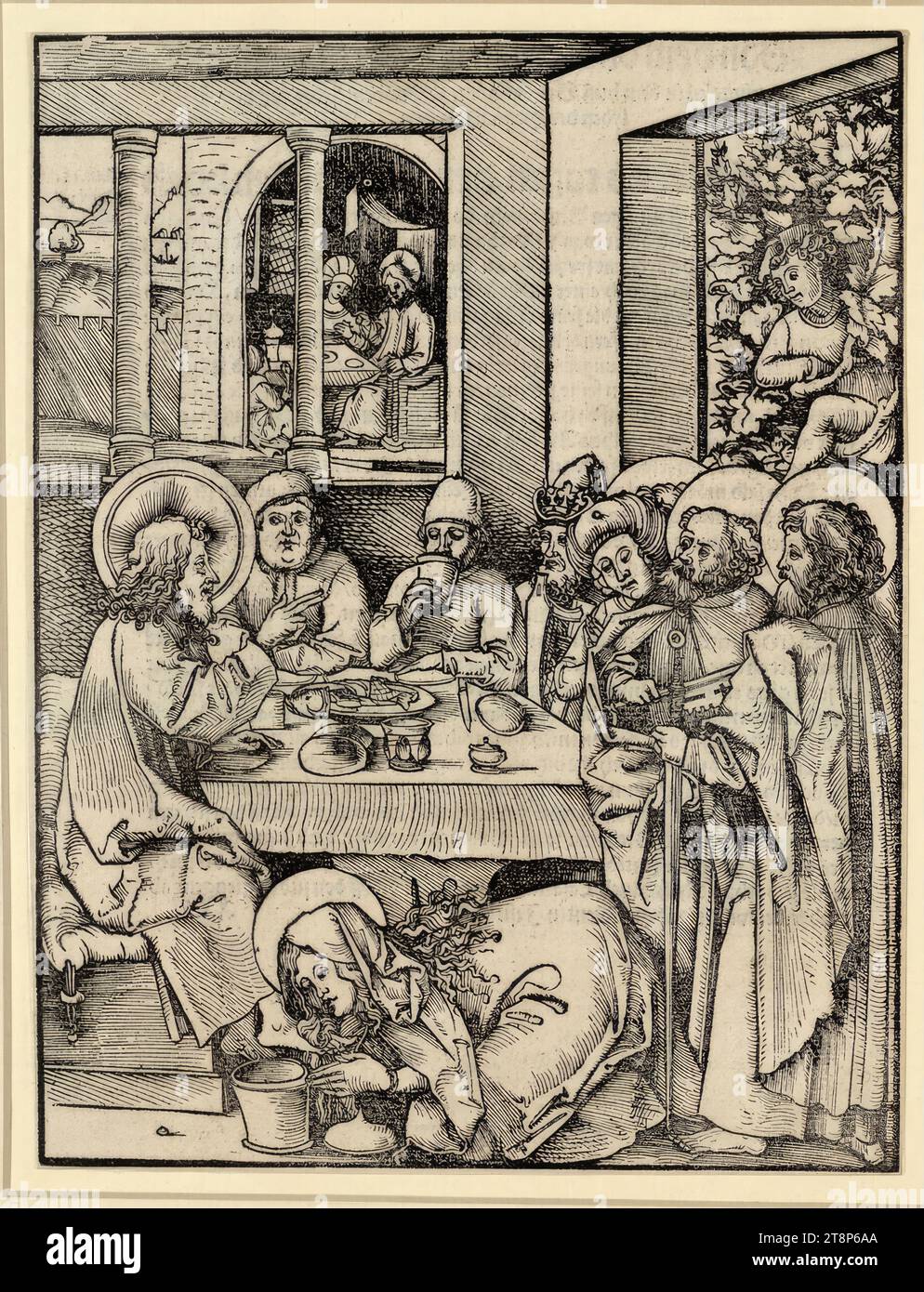 Magdalena anoints jesus feet hi-res stock photography and images - Alamy